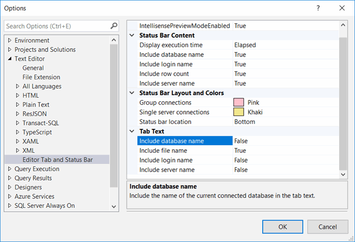 SQL Server managment Studio – My favorite settings | Unit IT